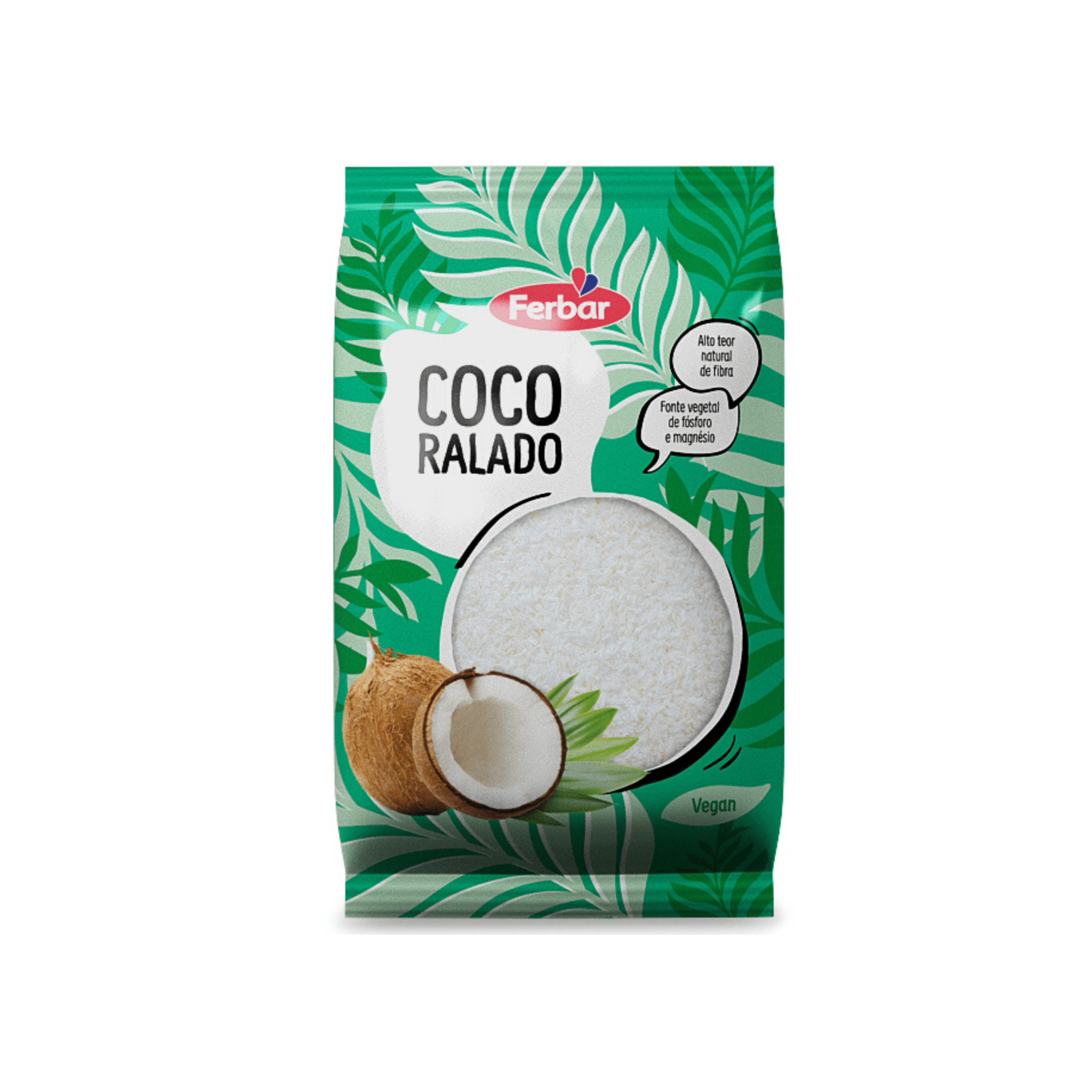 Saqueta de Coco Ralado Ferbar (100g) - E-Davinci