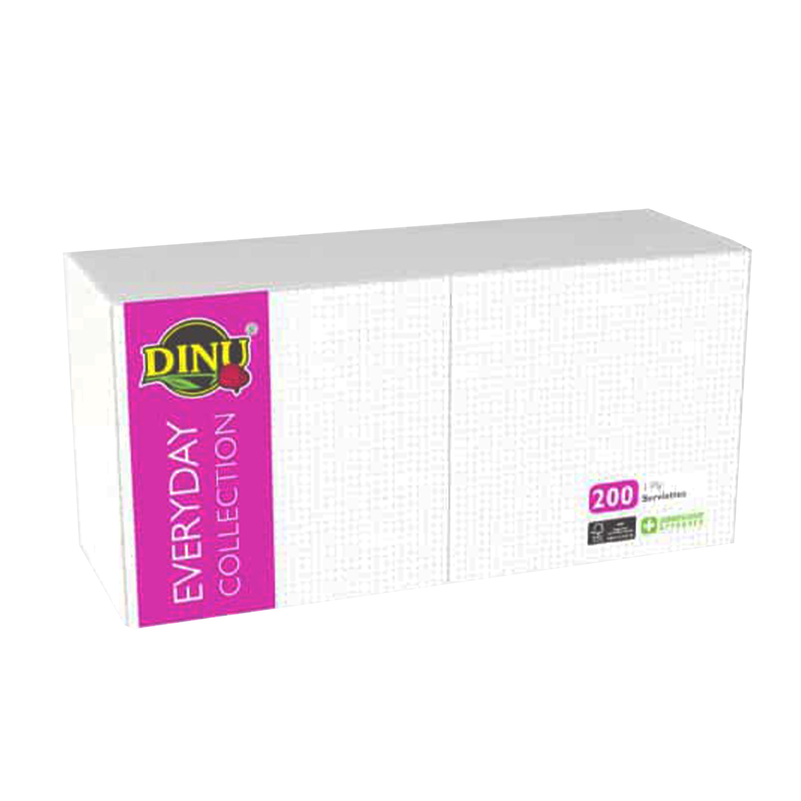 Guardanapo Dinu Jumbo Pack Everyday 1F – White 200 Unid. - E-Davinci