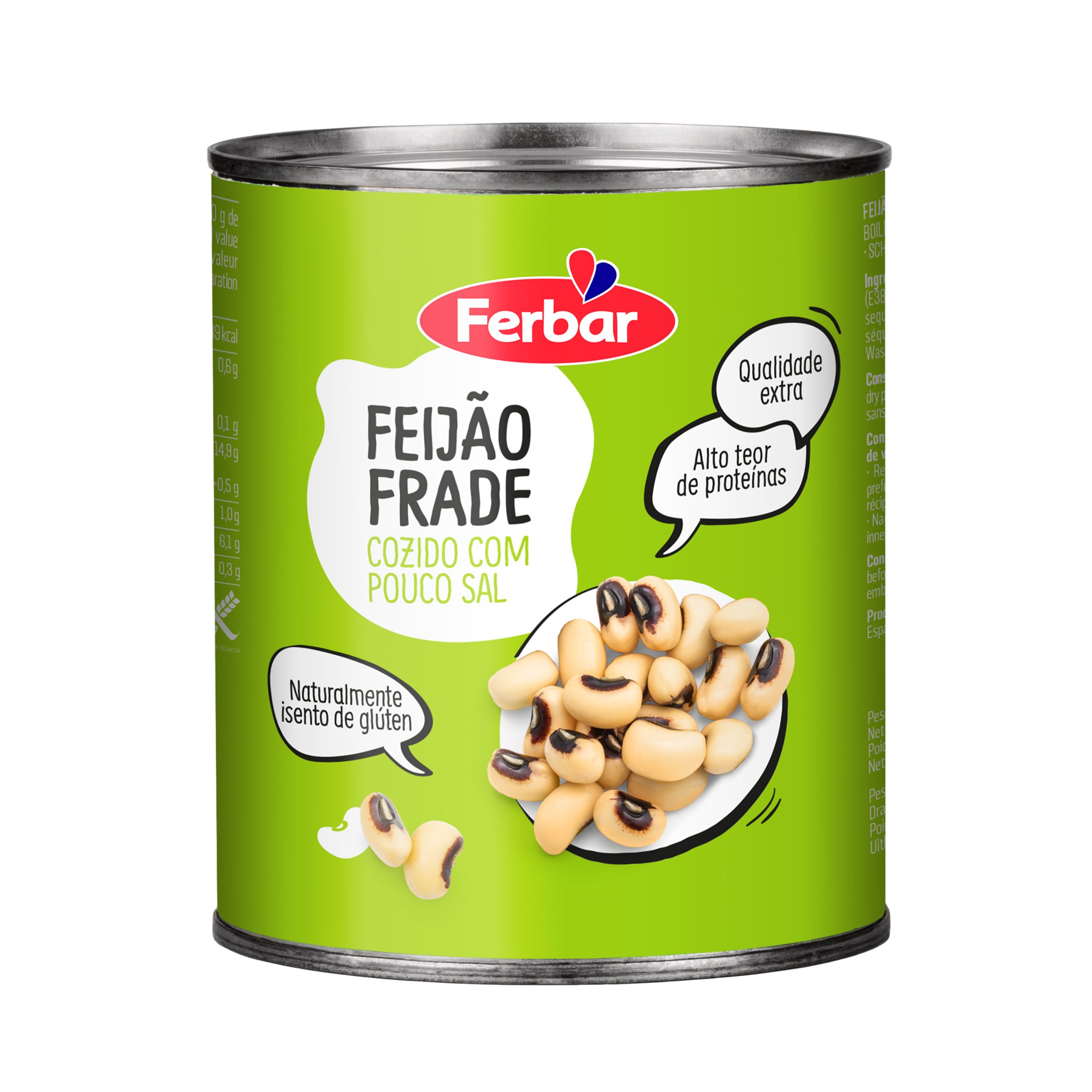 Feijão Frade Ferbar em Lata (420g) - E-Davinci